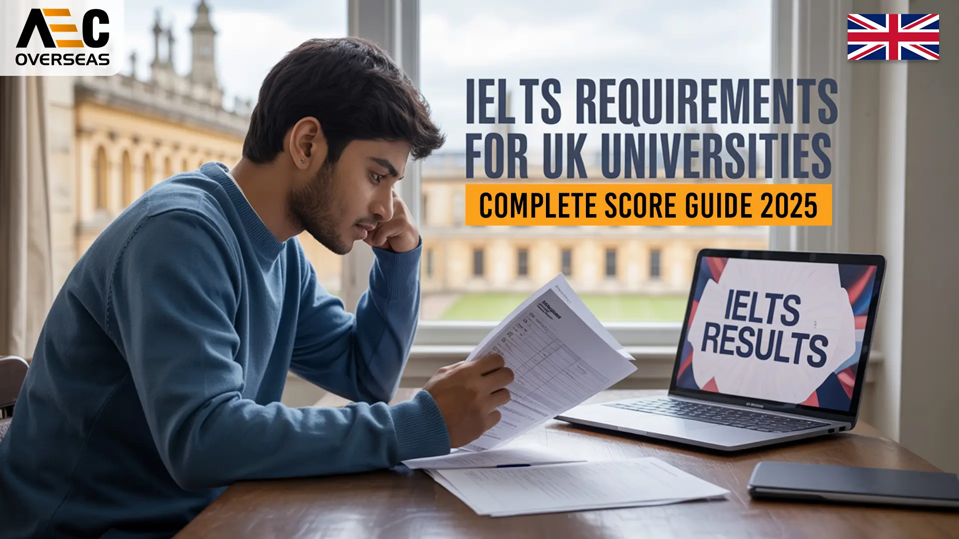 IELTS Requirements for UK Universities - Complete Score Guide - AEC
